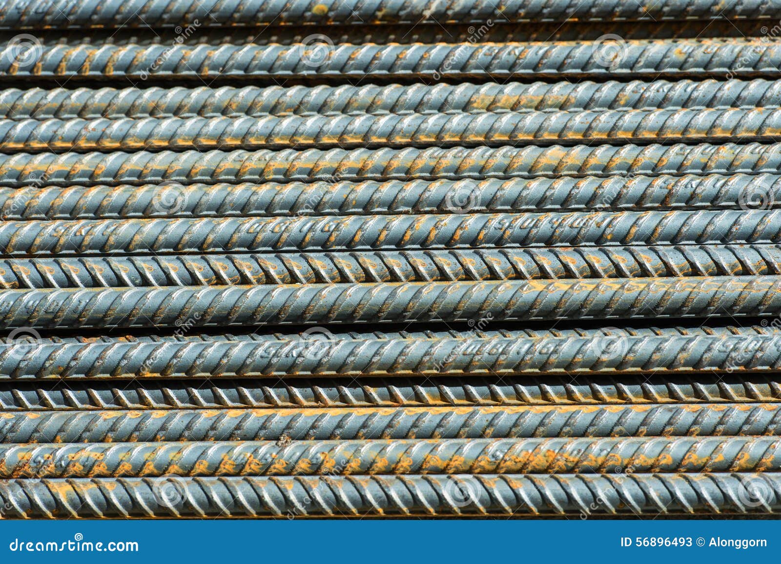 Steel rod stock image. Image of industry, metal, bundle - 56896493