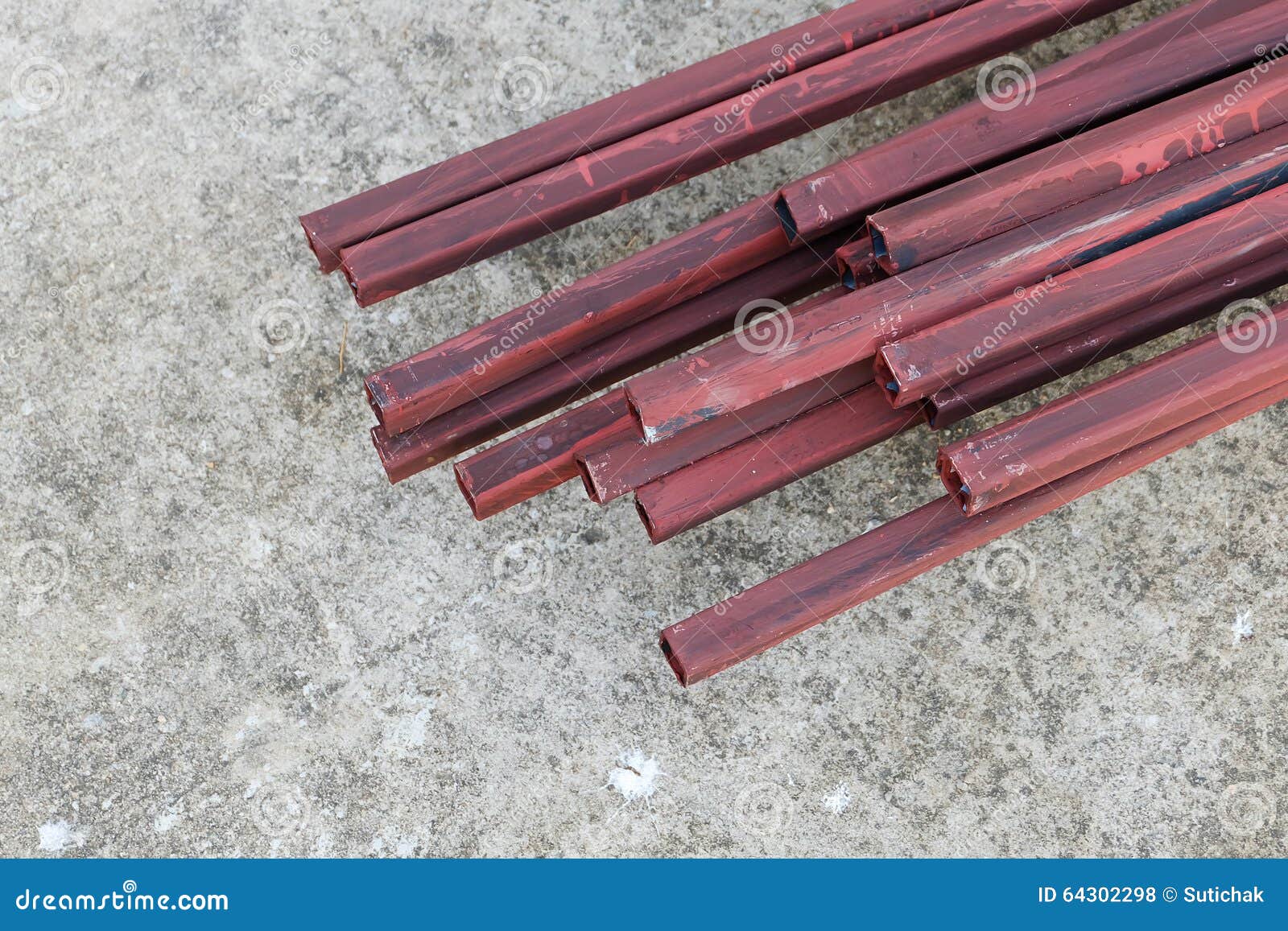 Steel Rod Bar for Building Construction Stock Photo - Image of ...
