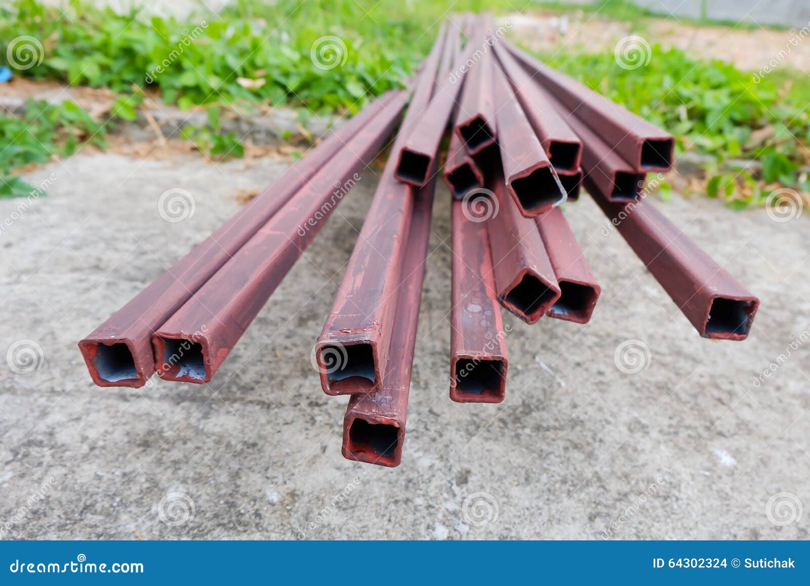 Steel Rod Bar for Building Construction Stock Photo - Image of ...