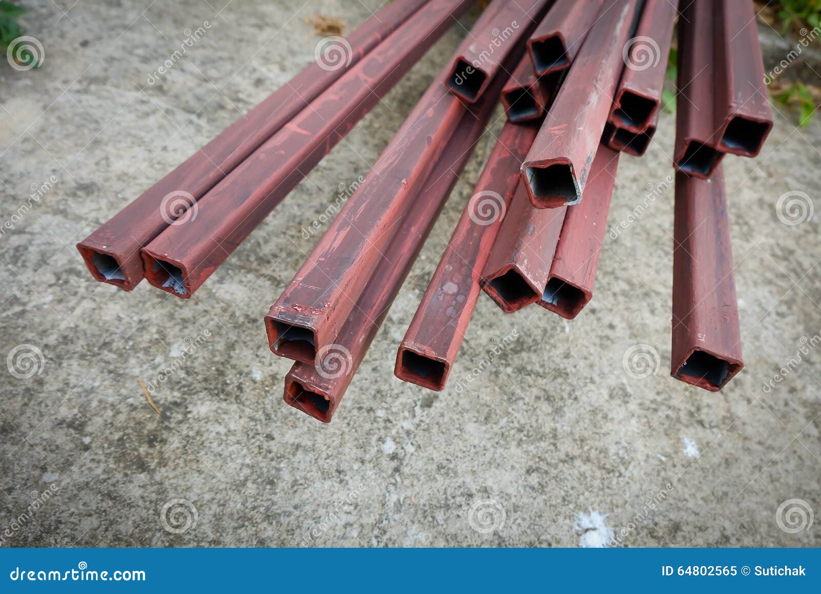 Steel Rod Bar for Building Construction Stock Image - Image of ferrous ...