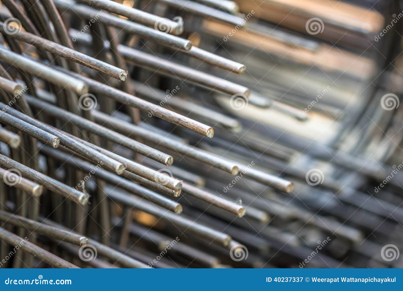 Steel rod stock image. Image of heavy, equipment, space - 40237337