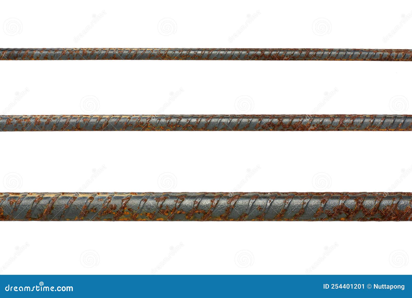 Steel Rod Isolated on White Background Stock Image - Image of ...