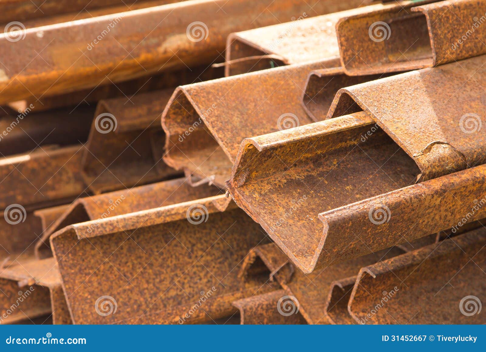 Steel rod stock image. Image of rust, scrap, frame, metal - 31452667