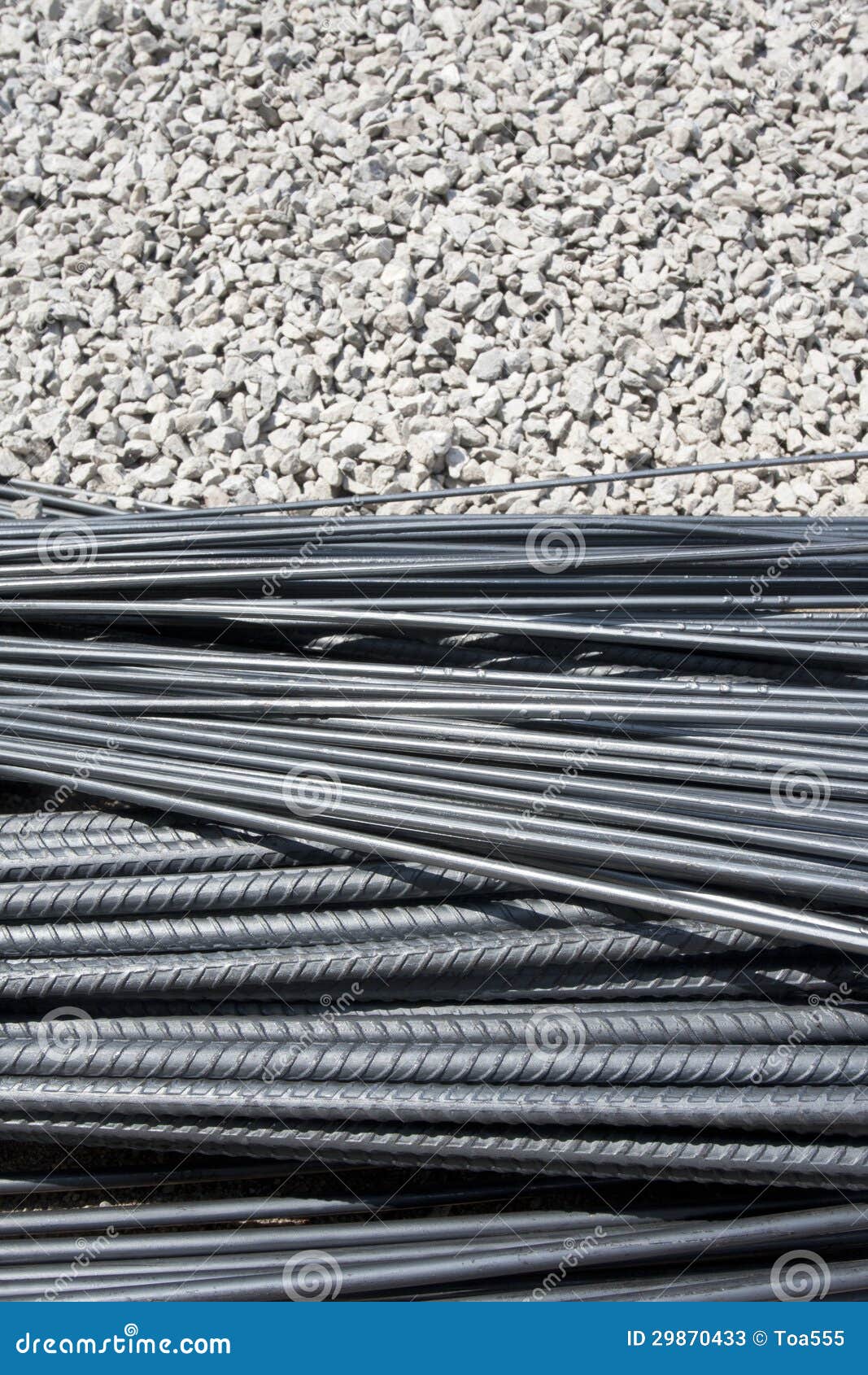 Steel Rod in Construction Site Stock Image - Image of line, housing ...