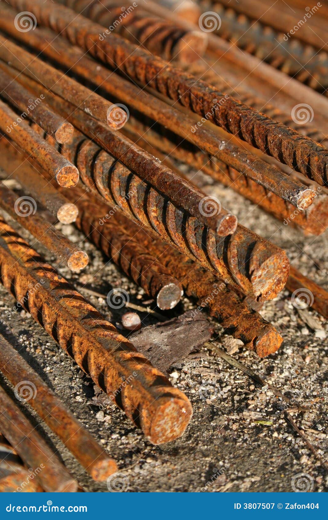 Steel Rods Picture. Image: 3807507