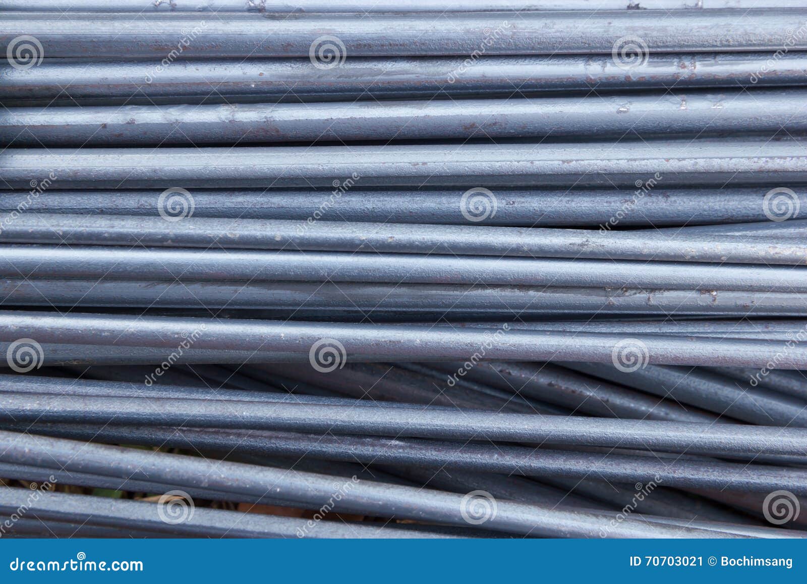 Steel Rods for Construction Site Stock Image - Image of ferro, power ...