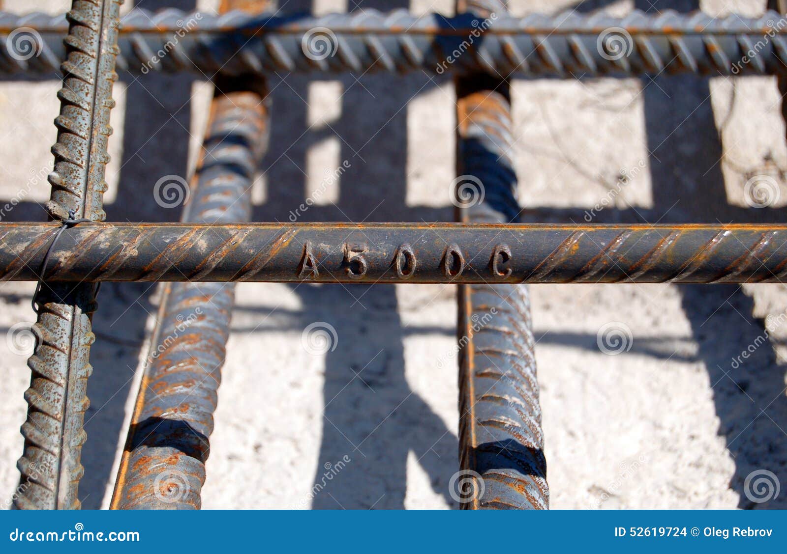 Steel rods stock photo. Image of durable, engineer, reinforced - 52619724