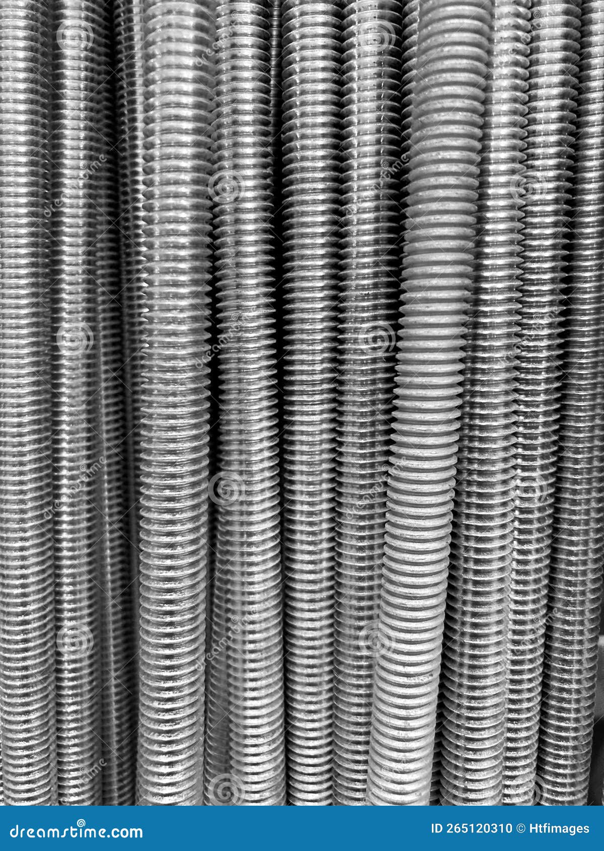 Threaded Steel Rods stock photo. Image of stabilizing - 265120310