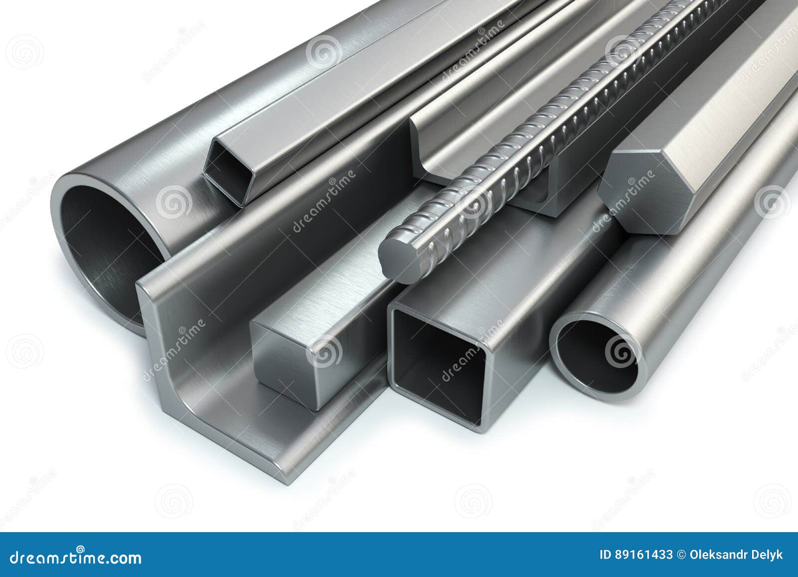 Steel rolled products stock illustration. Illustration of metalwork ...
