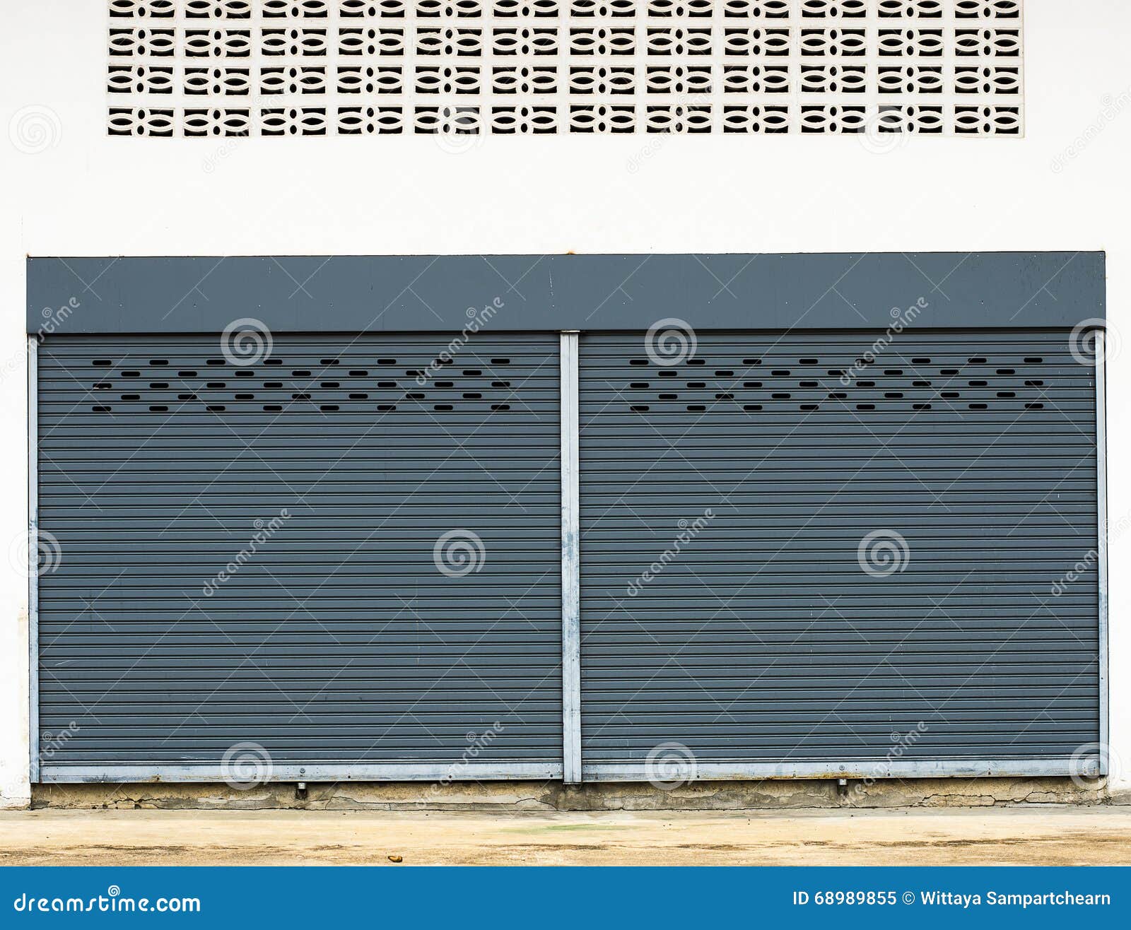 Steel Rolling Shutter Background Stock Image | CartoonDealer.com #157459675