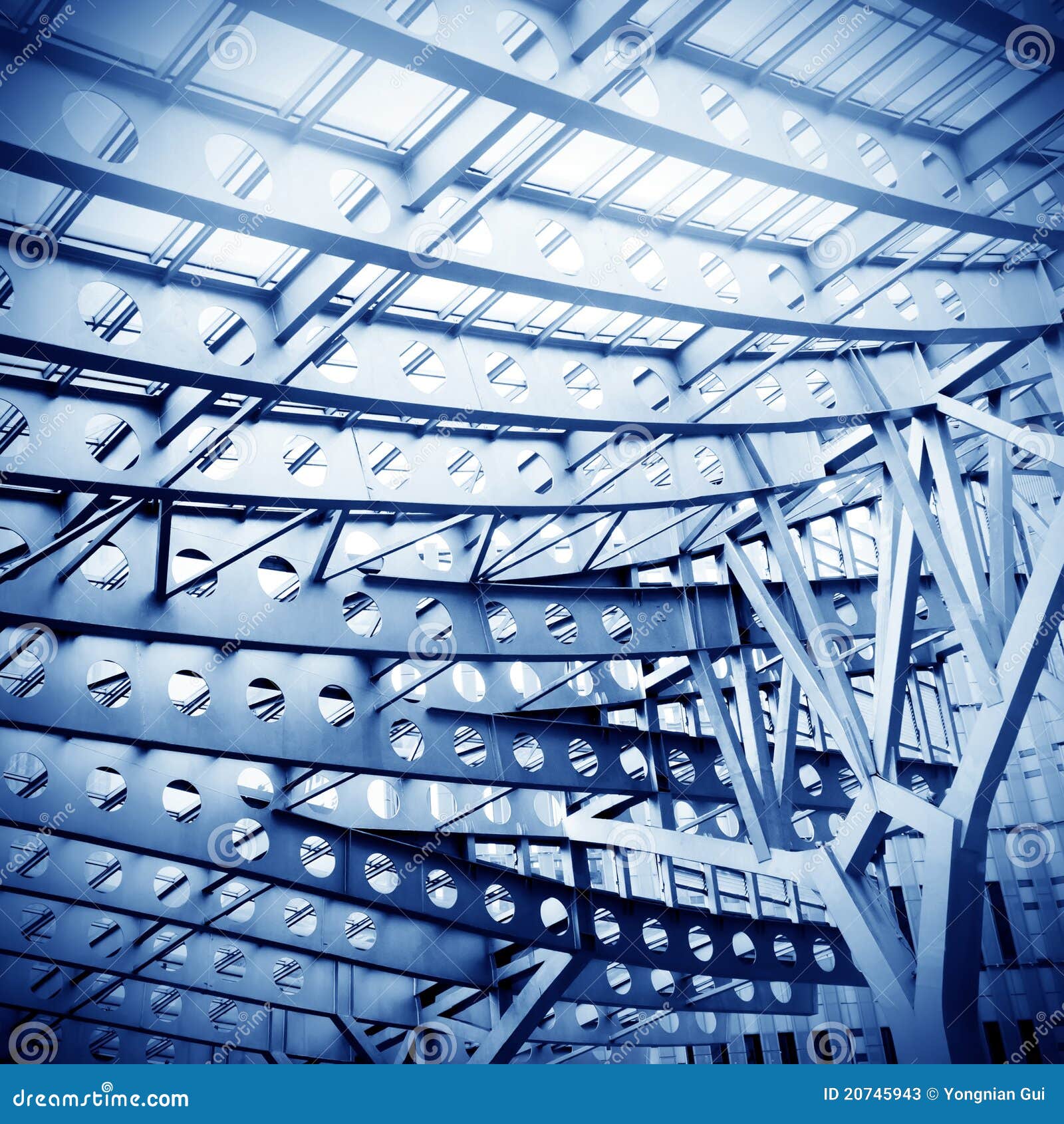 Steel Roof Trusses. Roofing Construction. Metal Roof Frame House ...