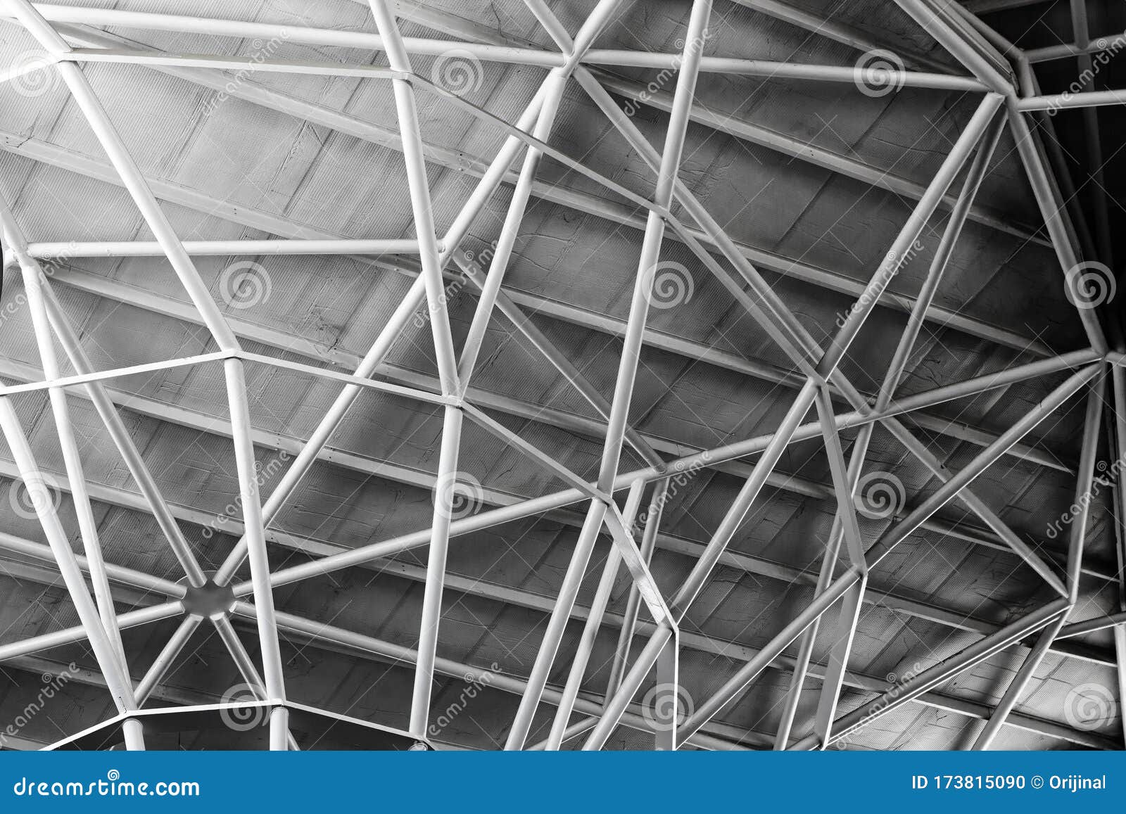 Steel Roof Structure for Background, Abstract for Background Stock ...