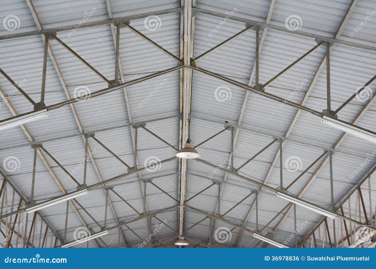 Steel roof structure stock photo. Image of house, alternative - 36978836