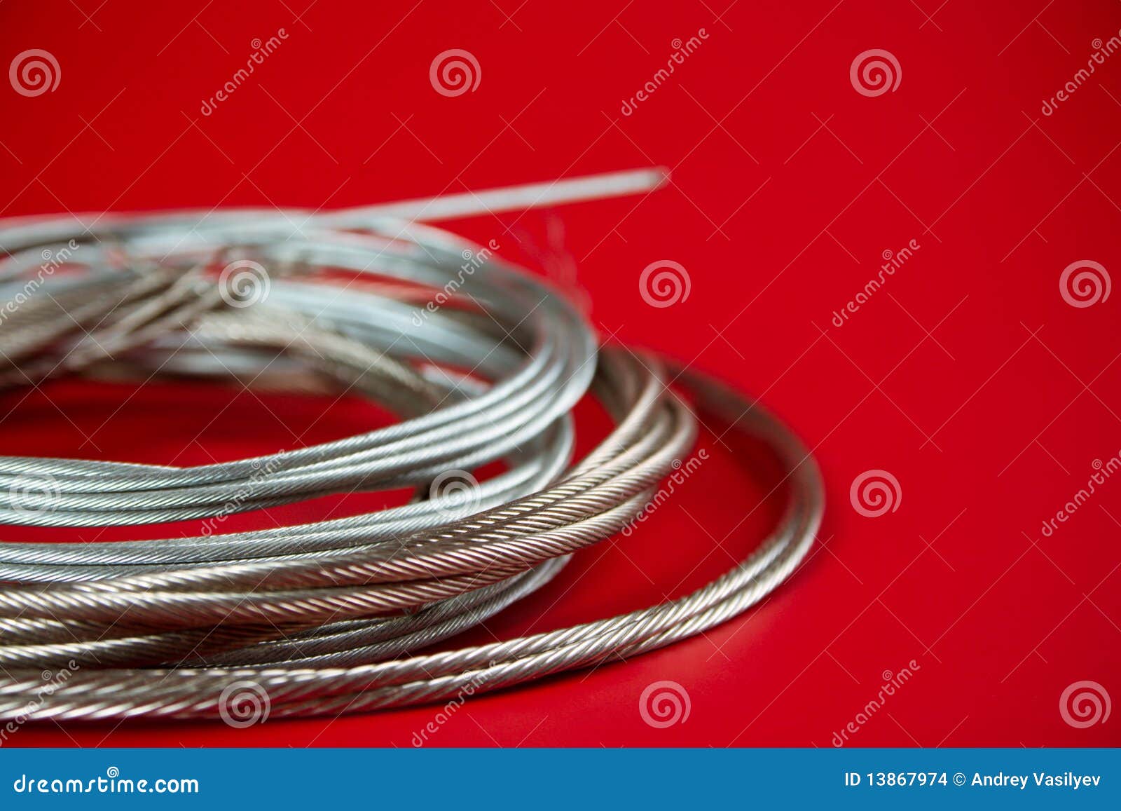 Steel rope stock photo. Image of iron, wire, string, rope - 13867974