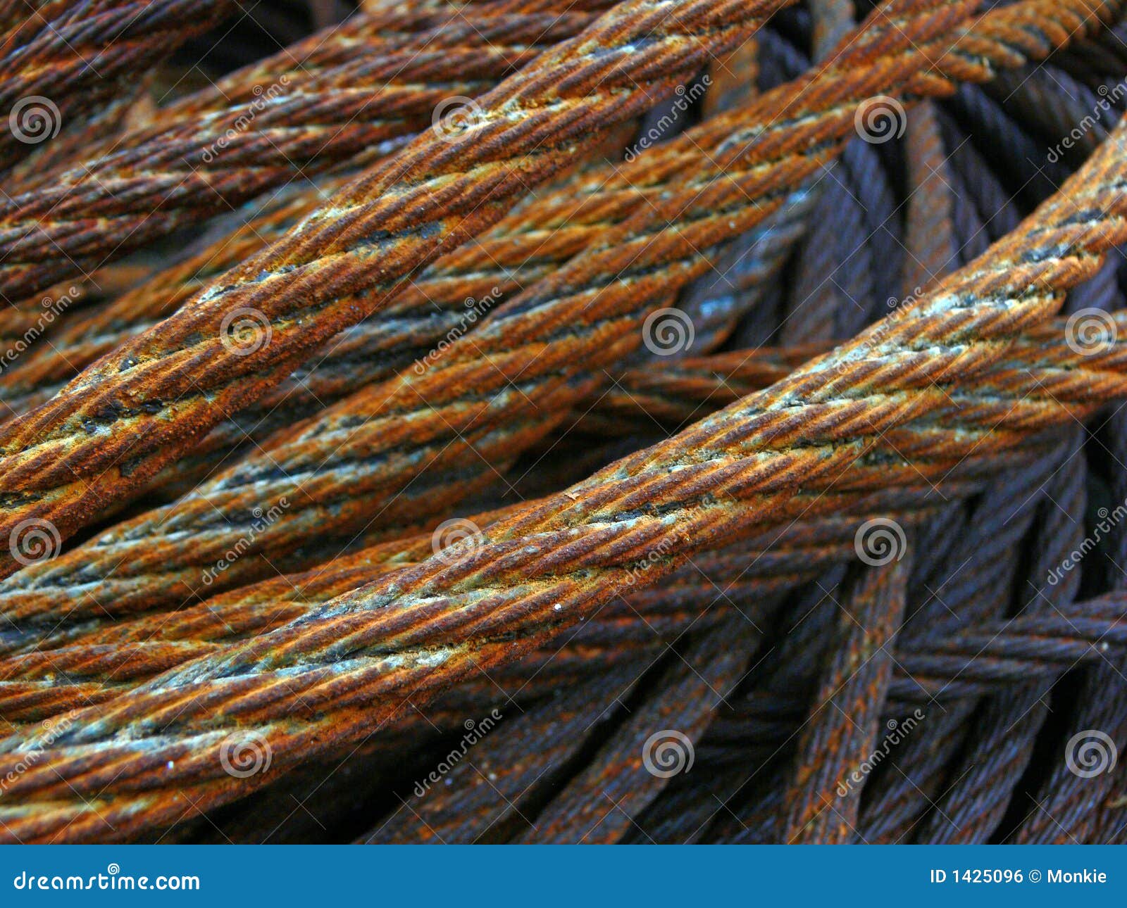 Steel rope stock photo. Image of lines, texture, metal - 1425096