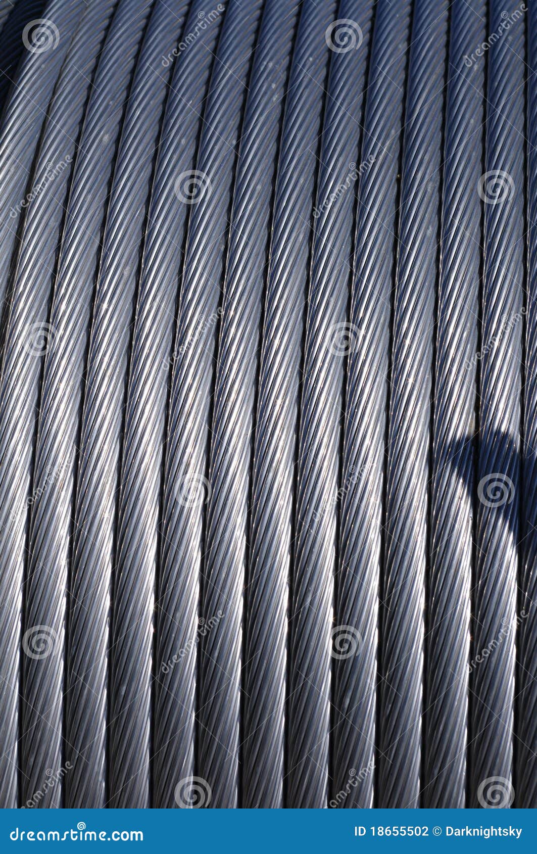 Steel Rope stock photo. Image of industry, hoisting, iron - 18655502