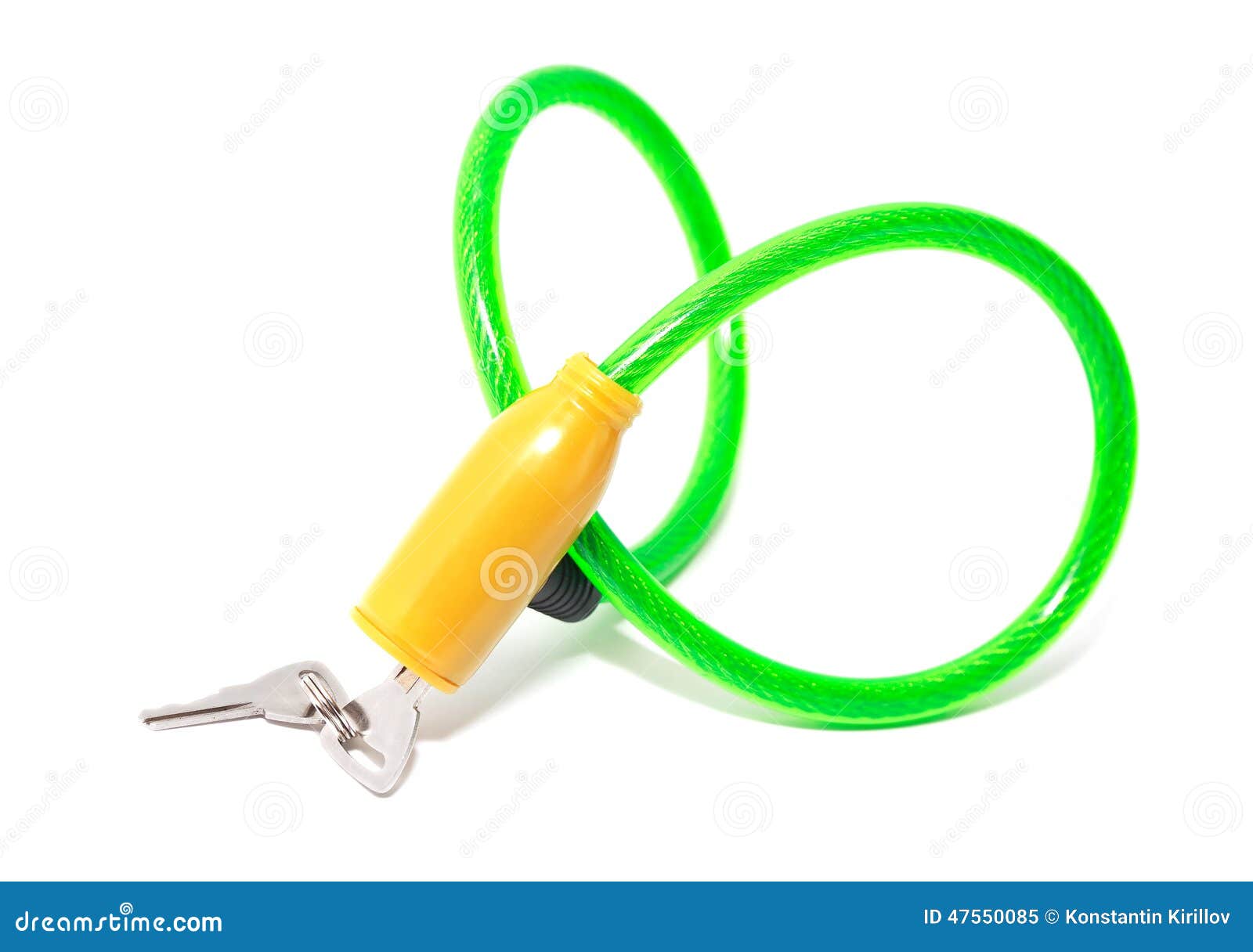Steel Rope with Lock stock image. Image of steel, cable - 47550085