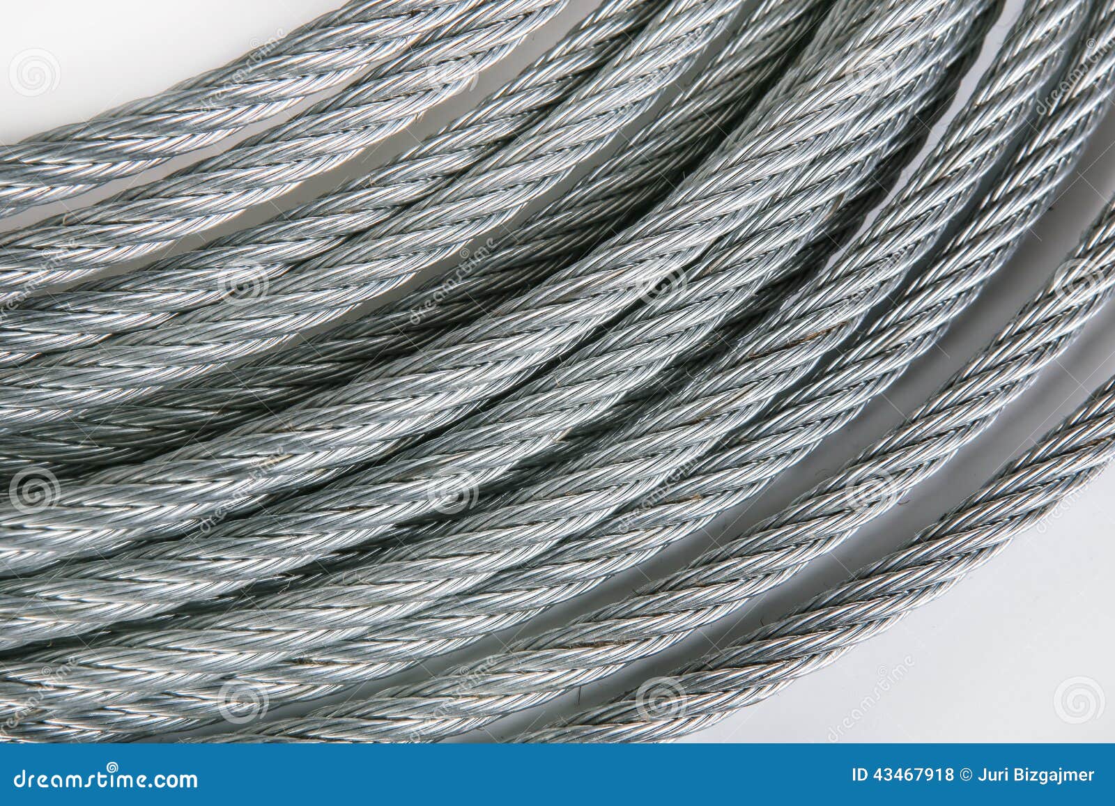 Steel rope stock photo. Image of rolled, steel, focus - 43467918