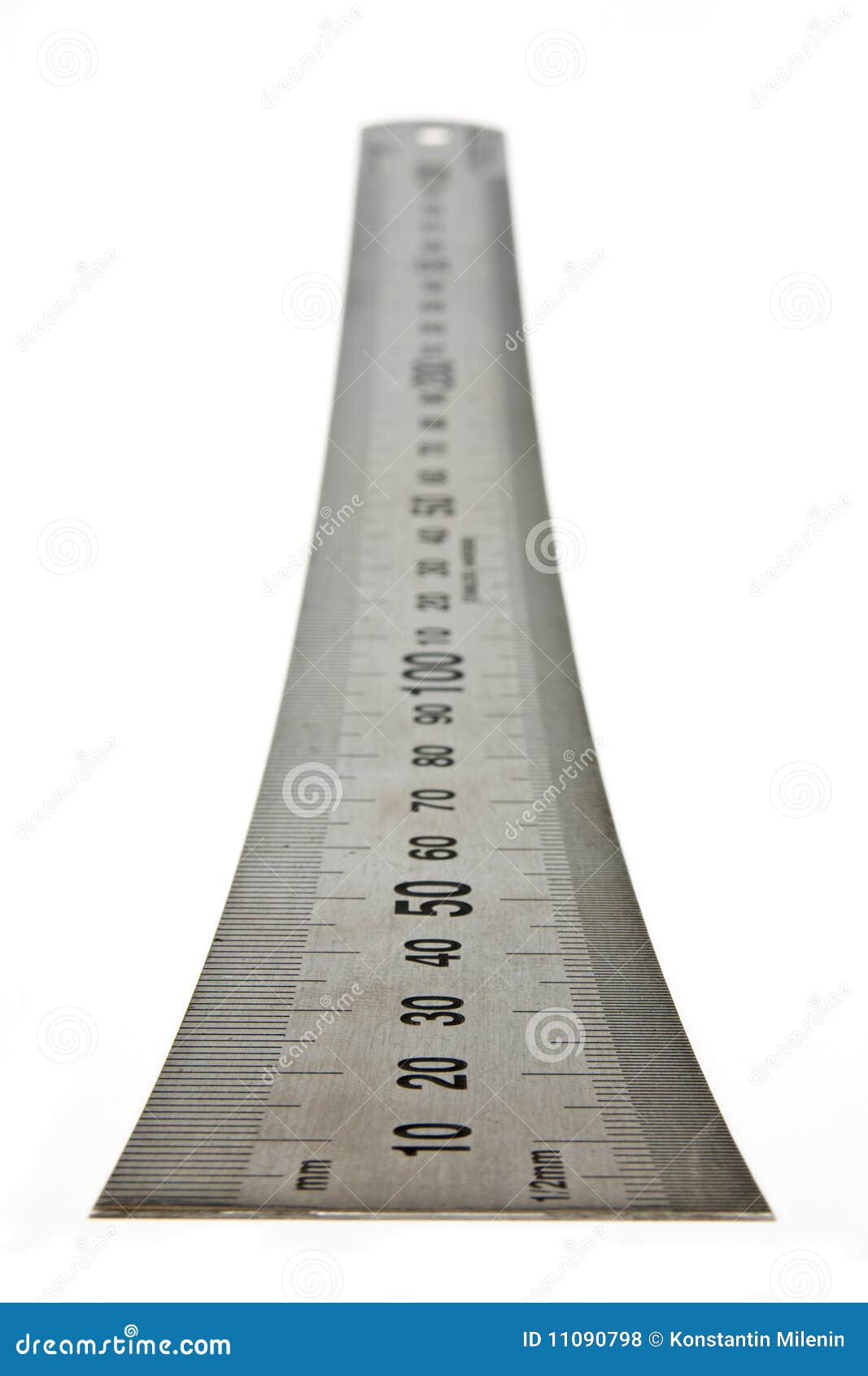 Steel ruler. stock photo. Image of fernandez, metal, engineering - 11090798