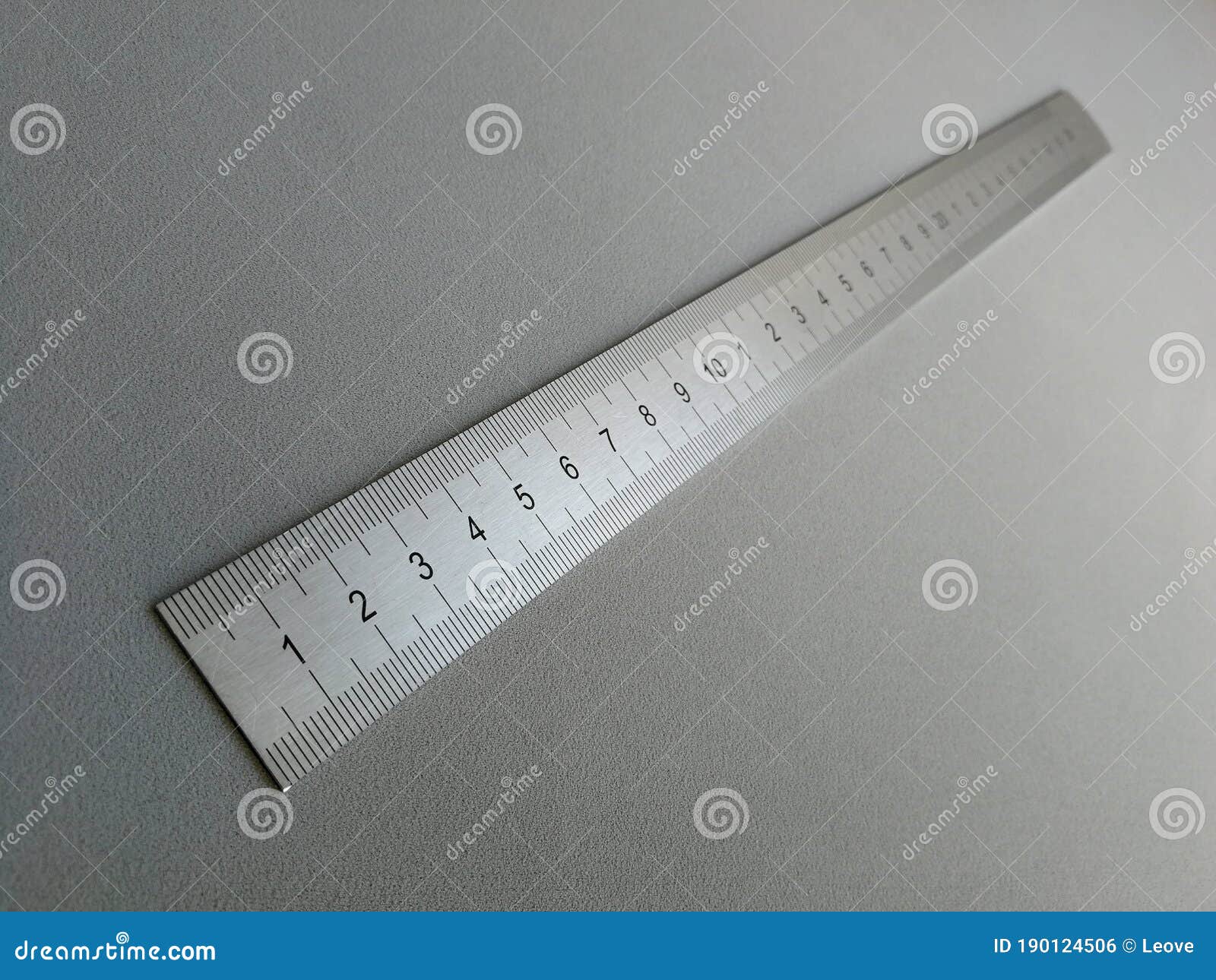 Steel Ruler, Belt Gauge, with Metric System Stock Photo - Image of size ...