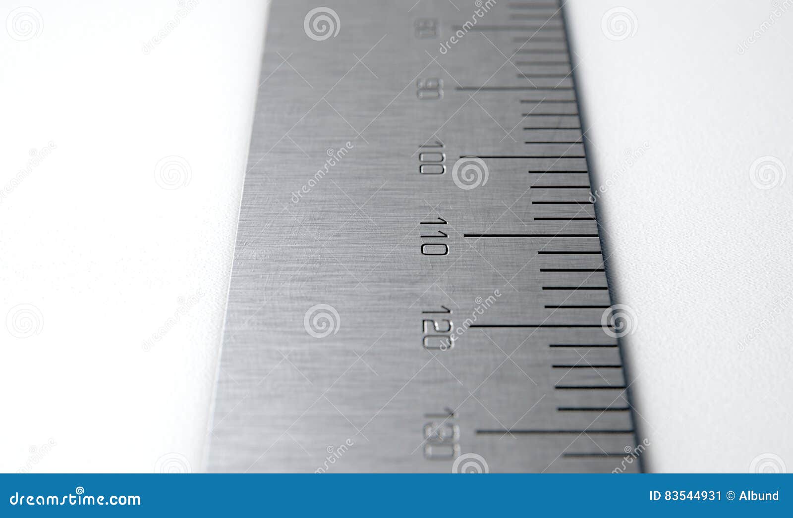 Steel Ruler Closeup stock illustration. Illustration of measurement ...