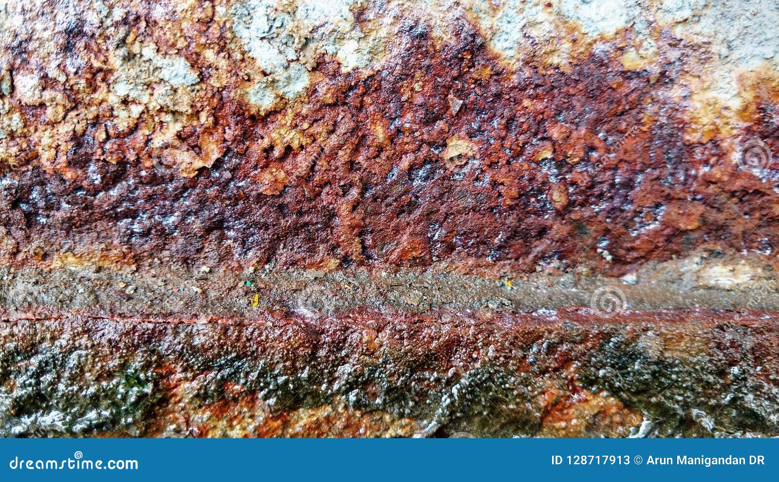 Steel Rust Texture with Humidity Stock Image - Image of rusted, texture ...