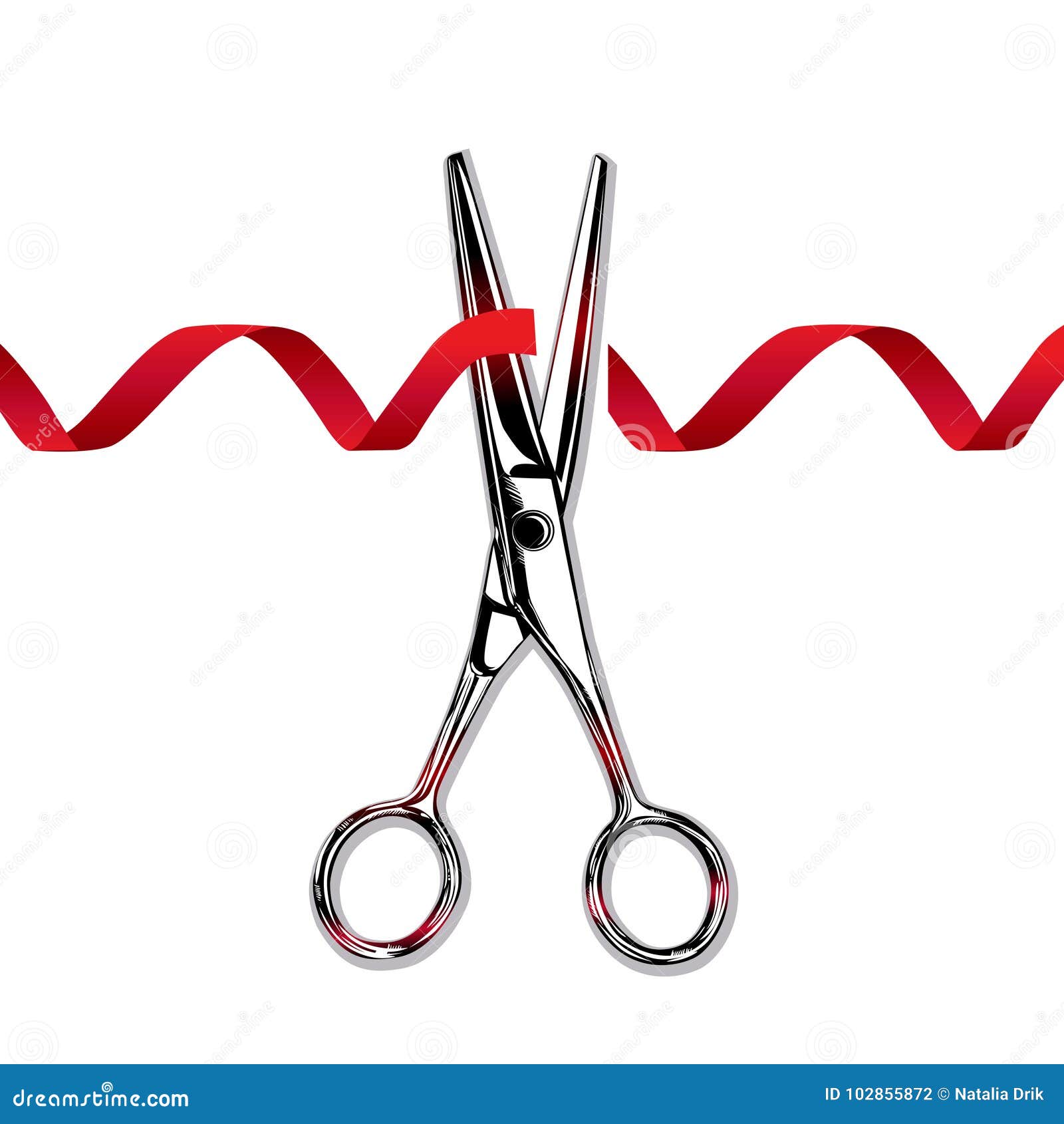 Steel Scissors Cartoon Icon Vector Illustration | CartoonDealer.com ...