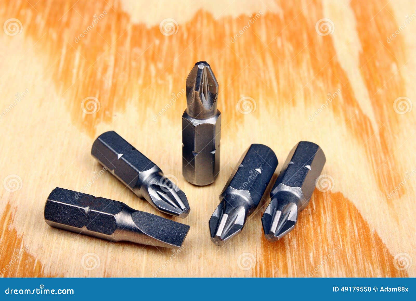 Steel screwdriver tips stock photo. Image of screwdriver - 49179550