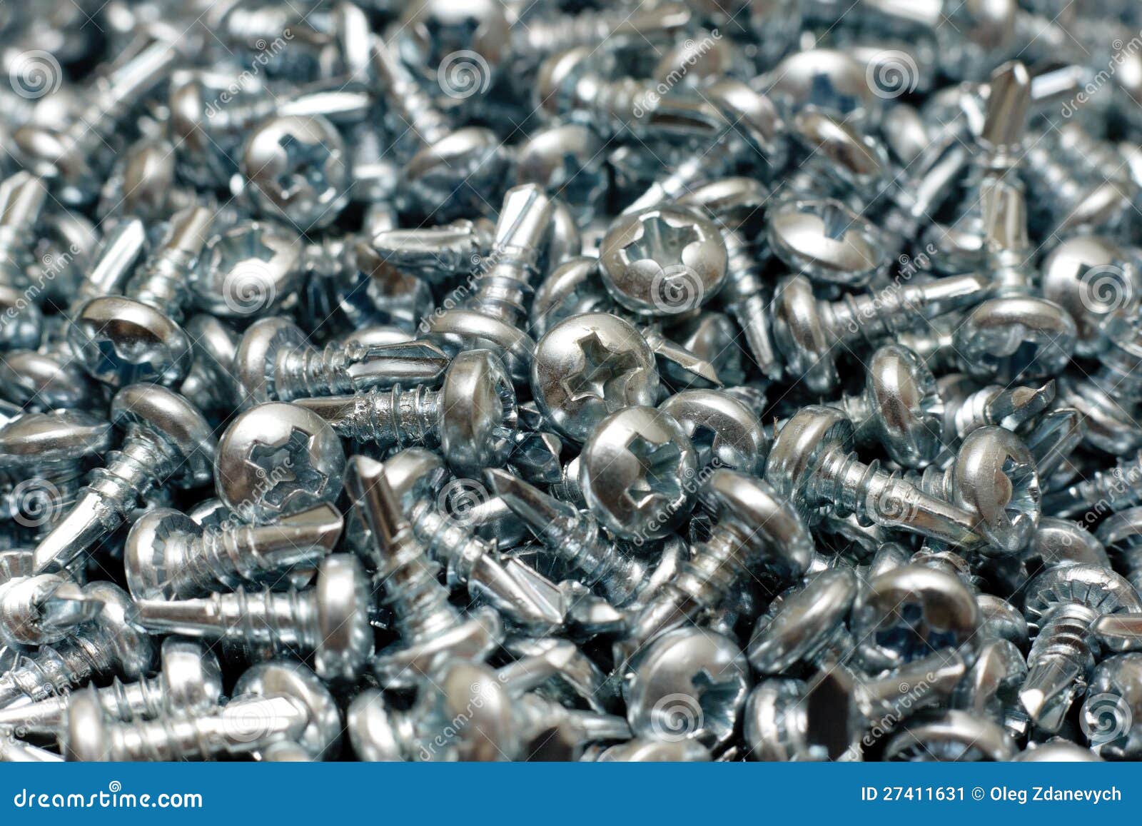 Steel Screws stock image. Image of background, design - 27411631