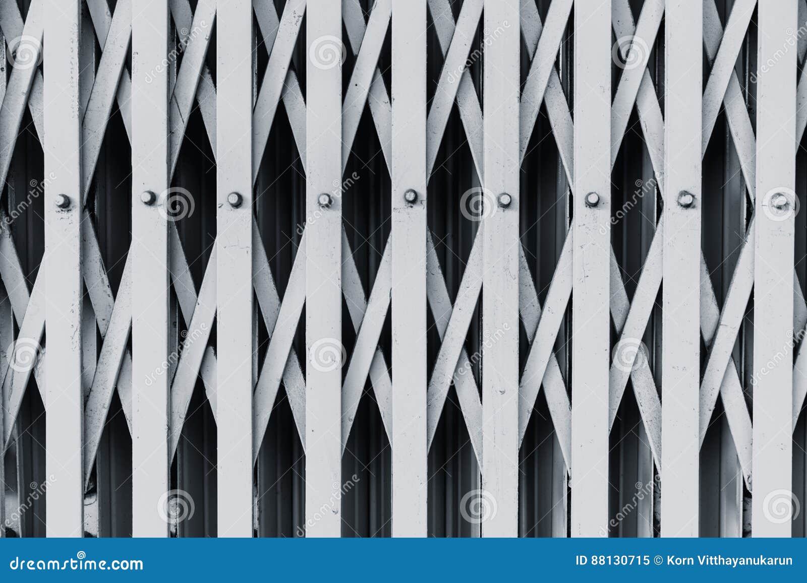 Steel Shutter Door Texture. Stock Image - Image of white, closeup: 88130715