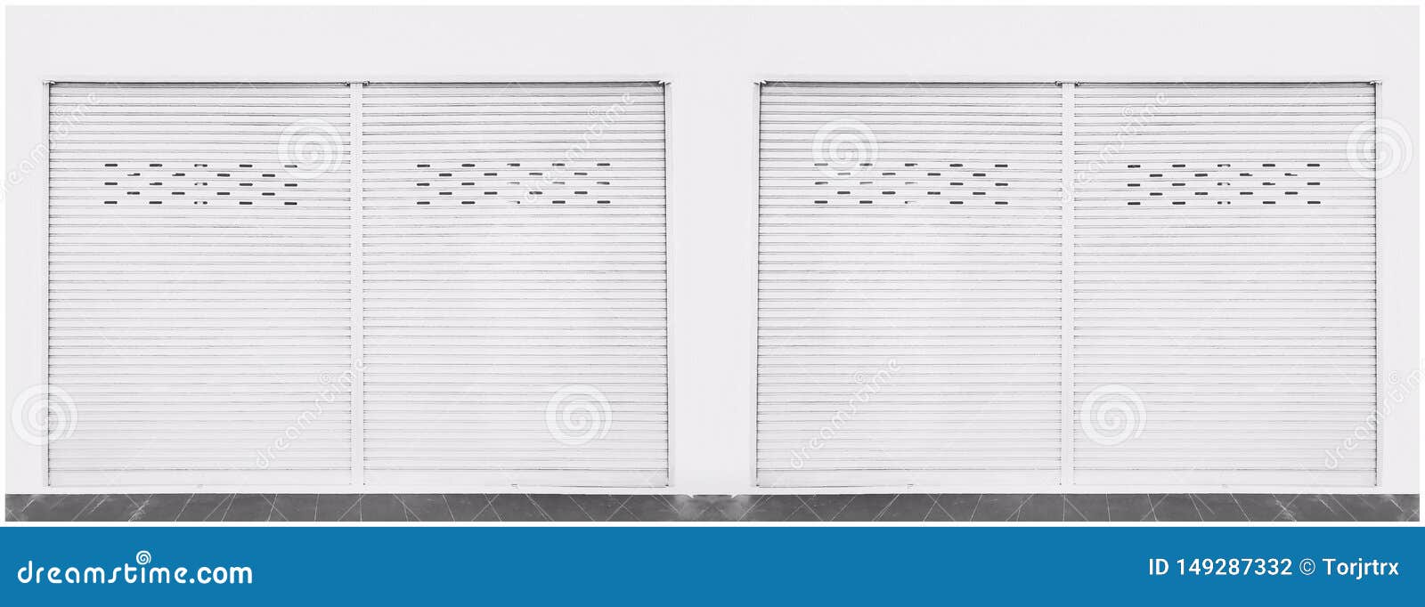 Steel Shutter Door of Warehouse, Storage or Storefront for Metal Door ...