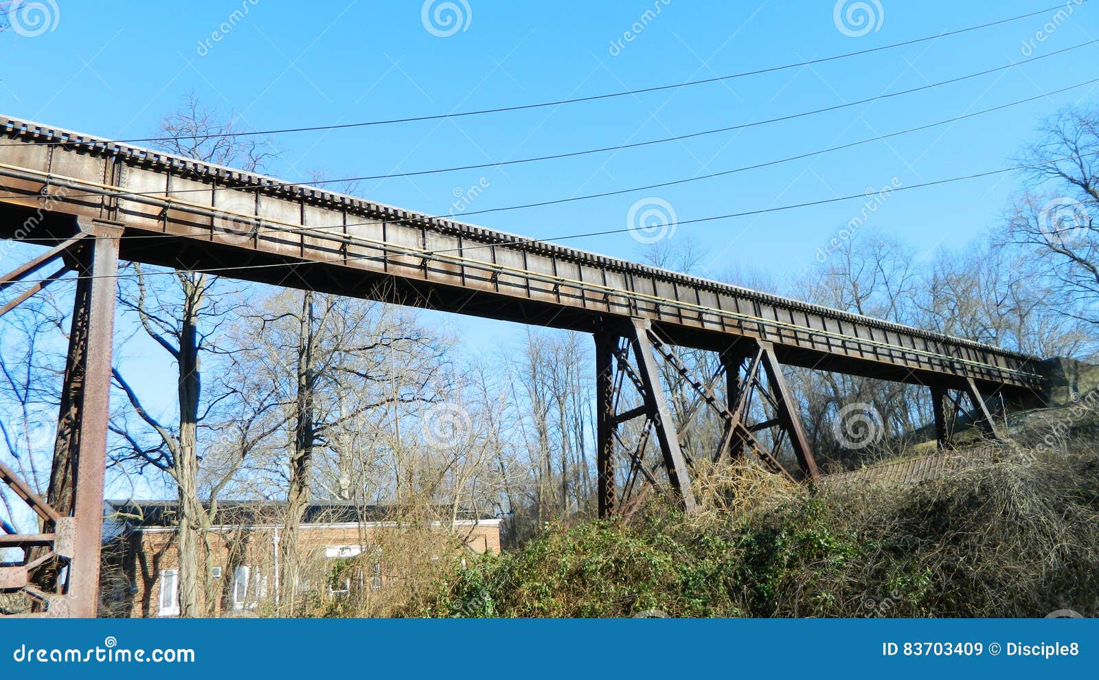 Steel Span stock image. Image of engineering, transport - 83703409