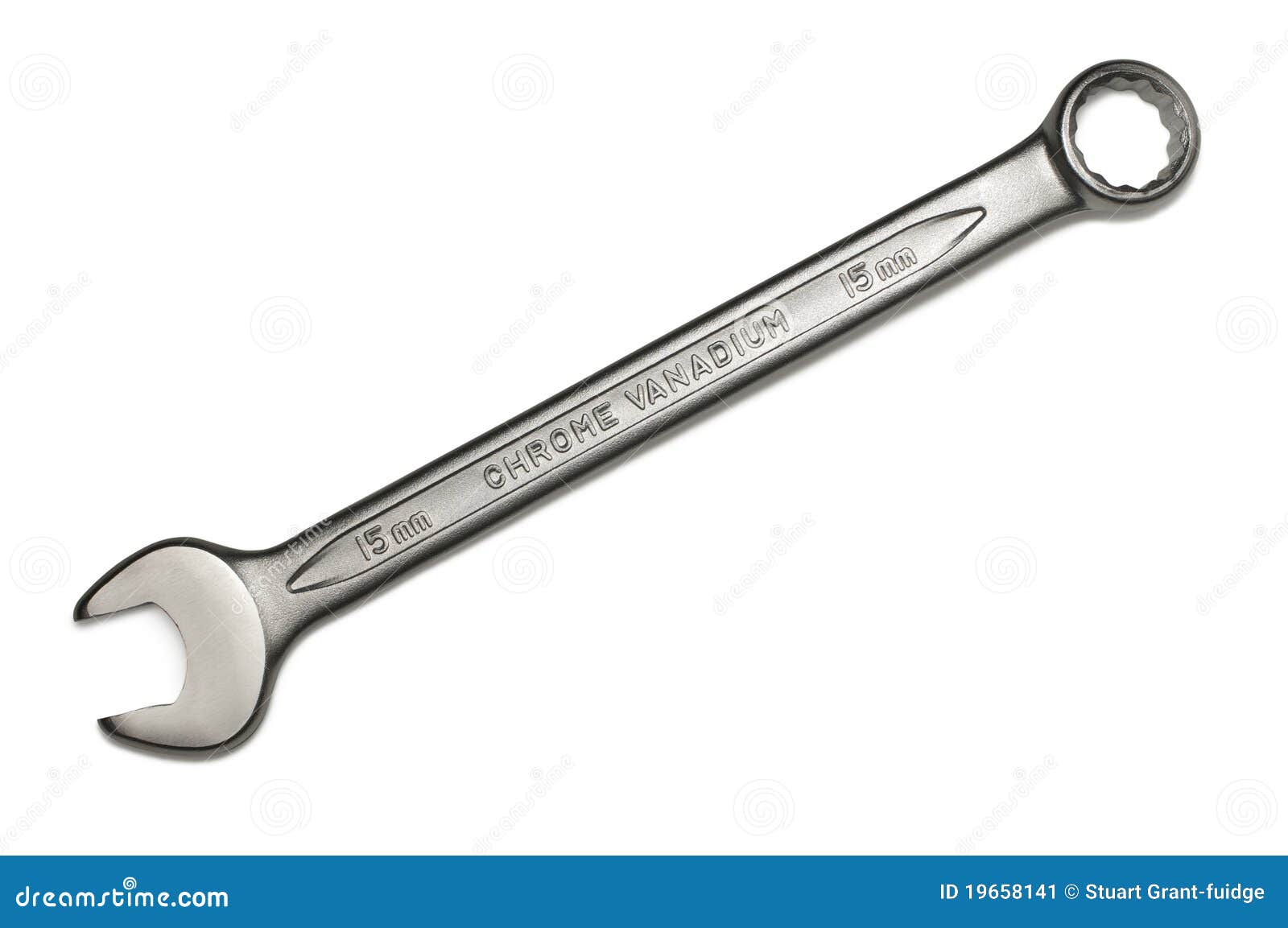 Steel spanner stock image. Image of hand, tool, object - 19658141