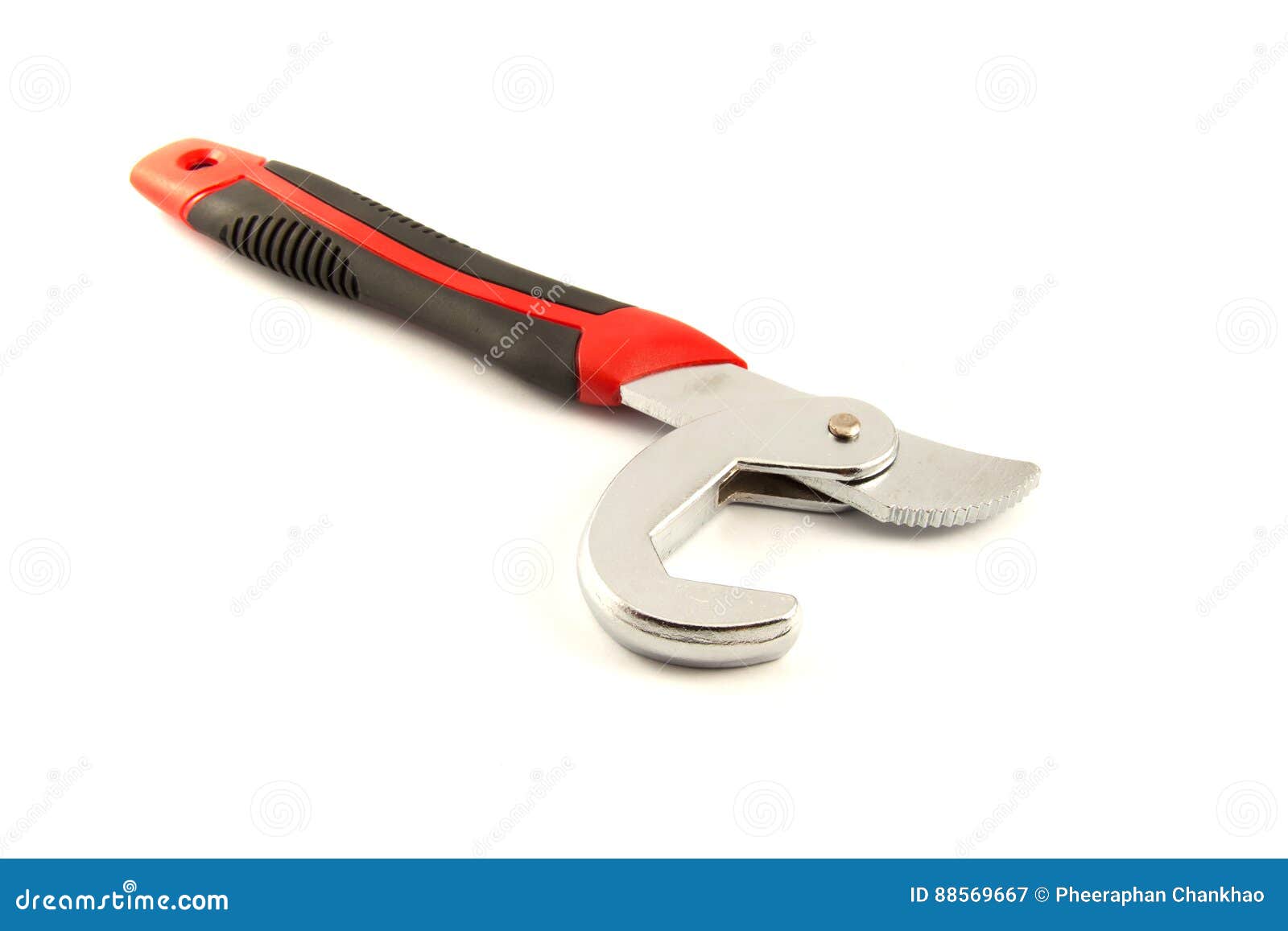 Steel Spanner on White Background Stock Image - Image of spanner ...