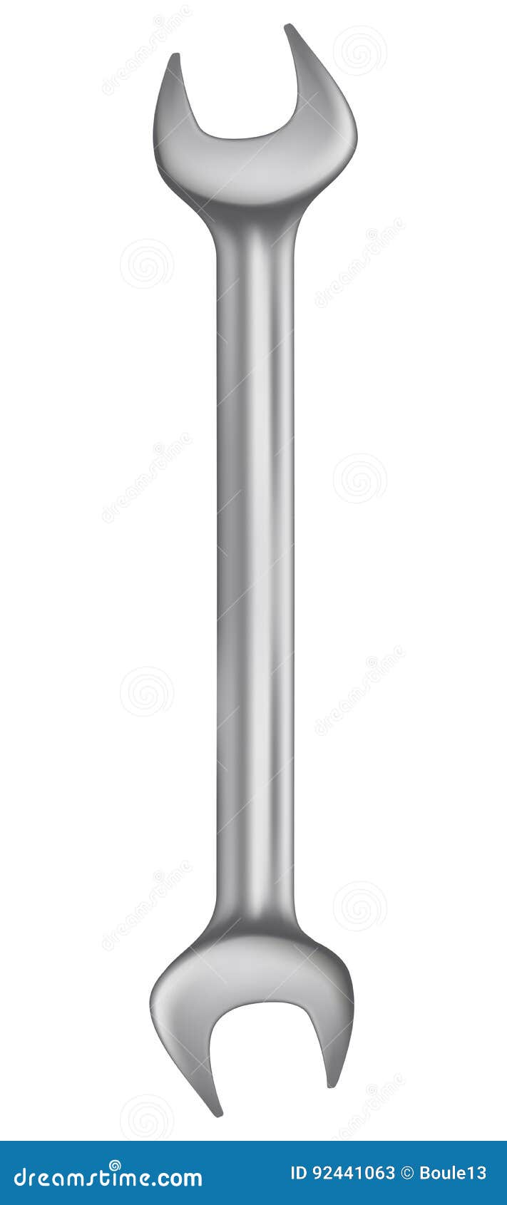 Torque Ratchet Wrench Retro Black And White Cartoon Vector ...