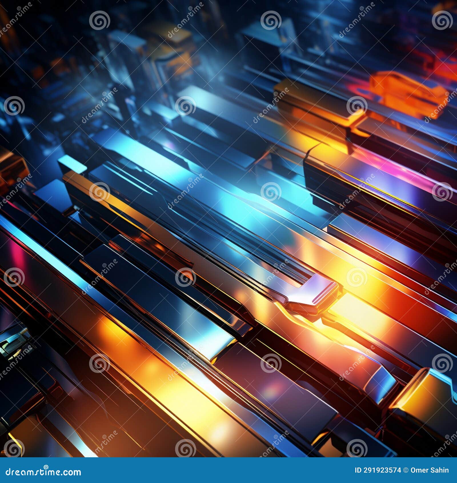 The Steel Spectrum stock photo. Image of technology - 291923574