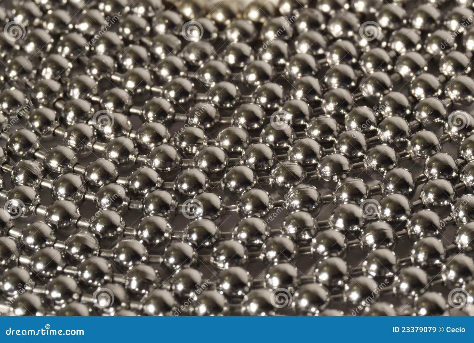 Steel Spheres Chain Texture Stock Image - Image of appareal, chrome ...