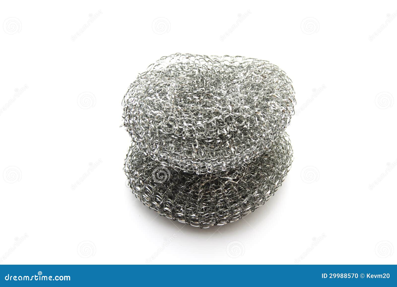 Steel Sponge for Cleaning the House Stock Photo - Image of silver ...