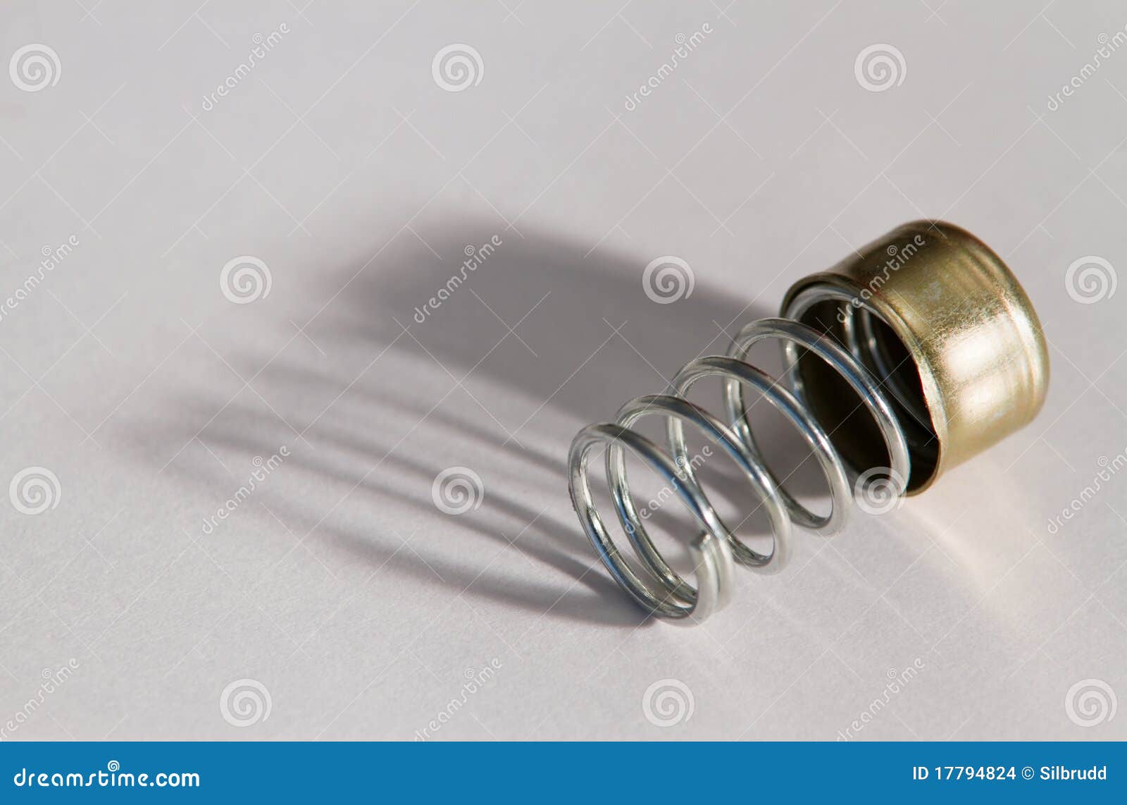 Steel spring stock photo. Image of mirror, reflection - 17794824