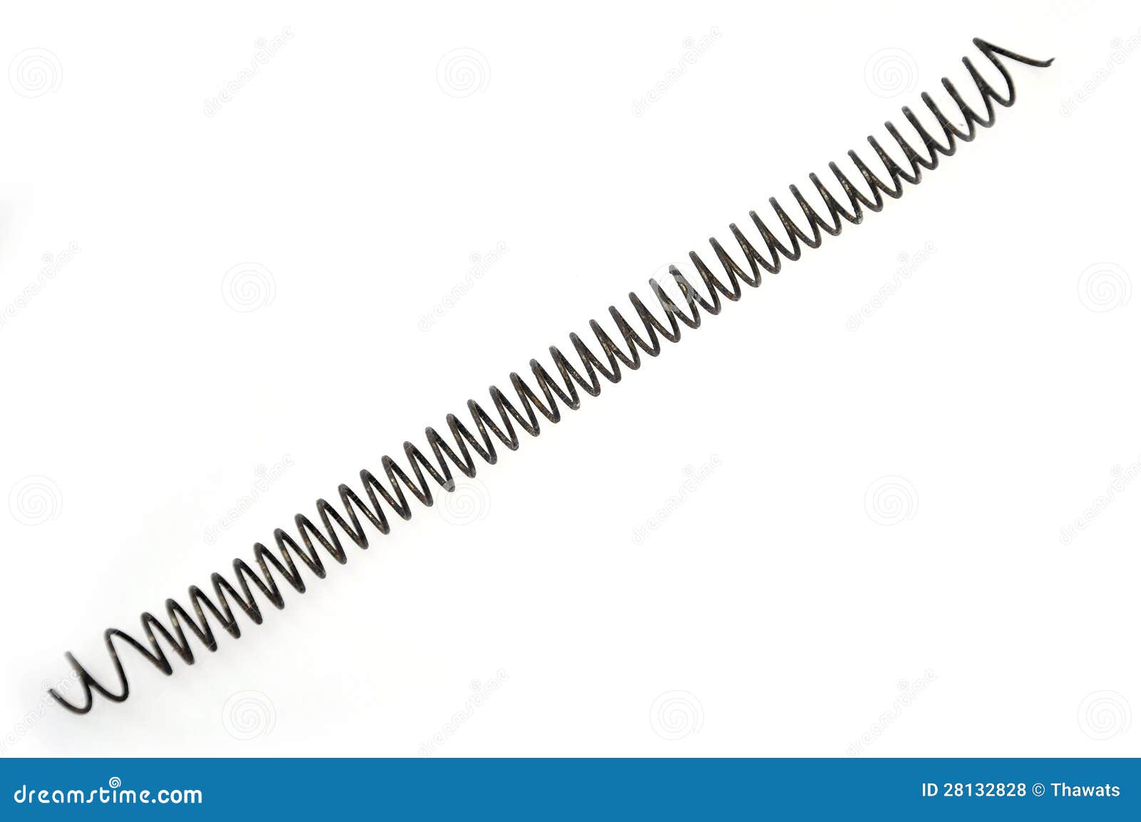 Steel spring stock photo. Image of curve, metal, hard - 28132828