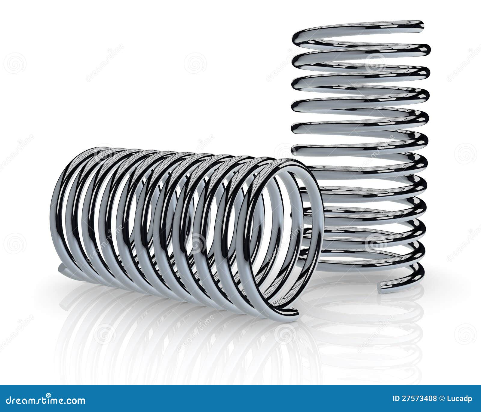 Steel springs stock illustration. Illustration of closeup - 27573408