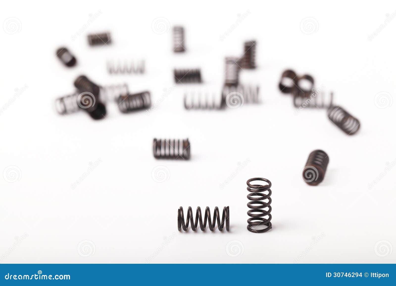 Steel springs stock photo. Image of helical, mechanical - 30746294
