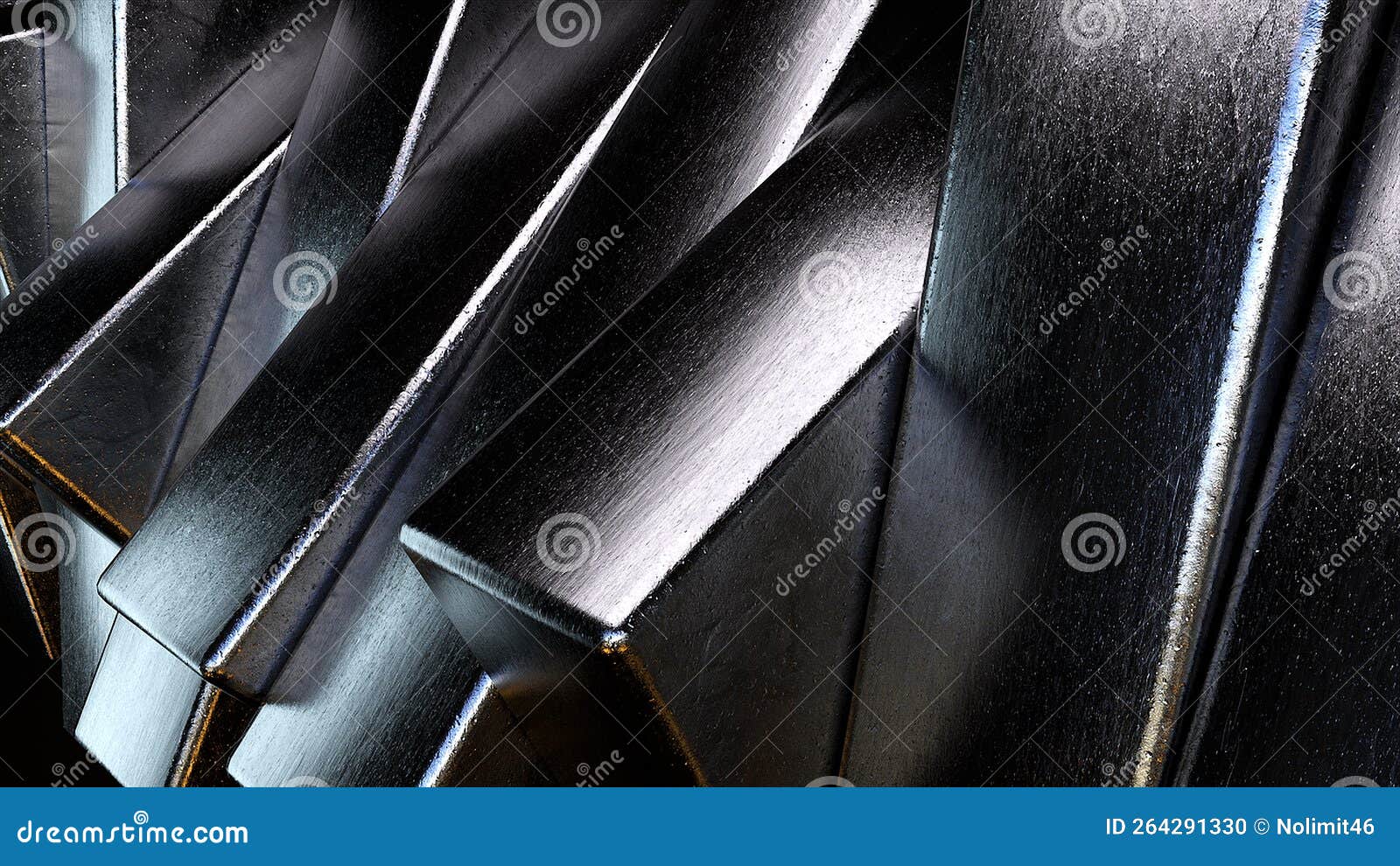 Black steel squares stock illustration. Illustration of prores - 264291330