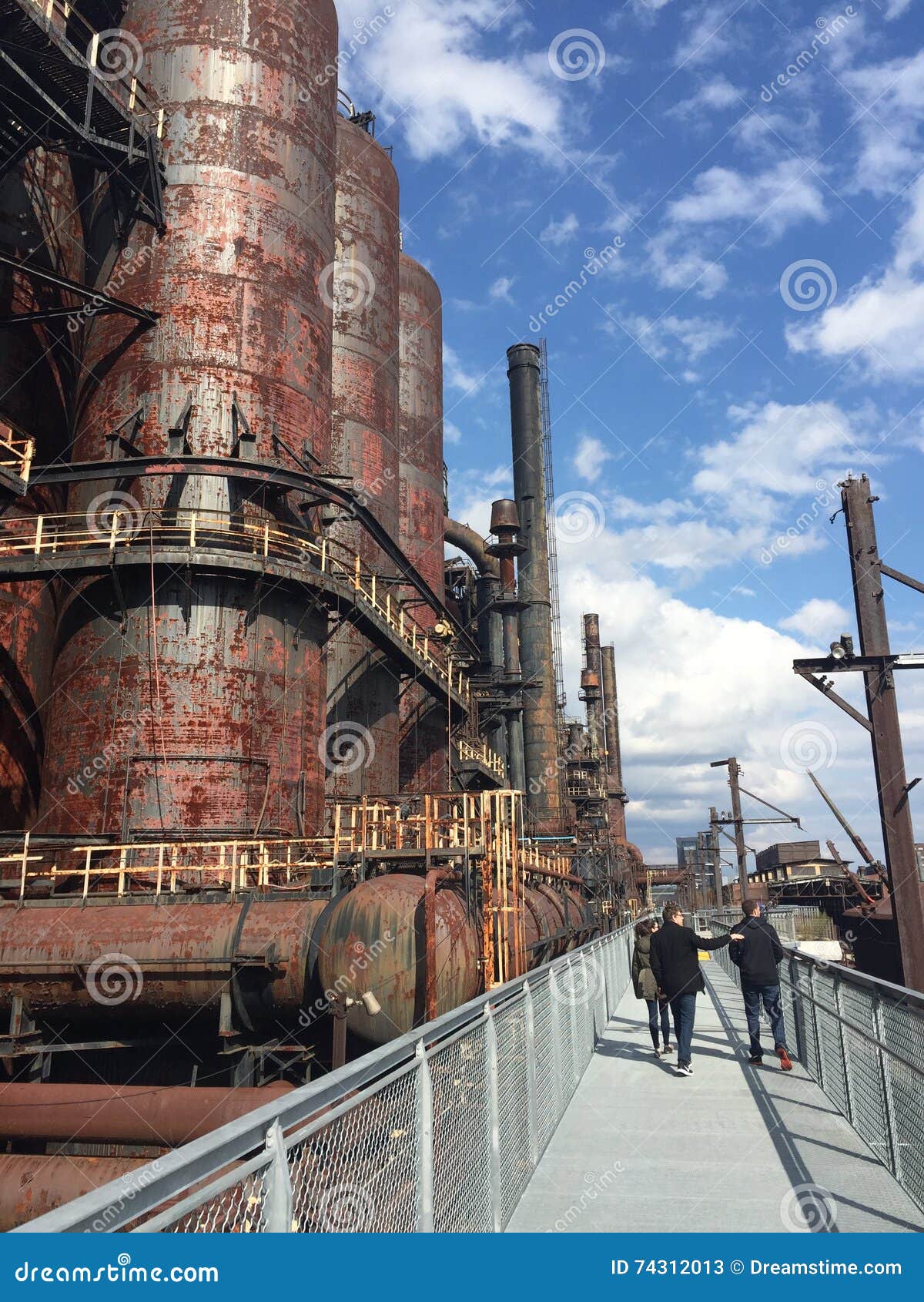 Steel stacks editorial stock photo. Image of stacks, steel - 74312013