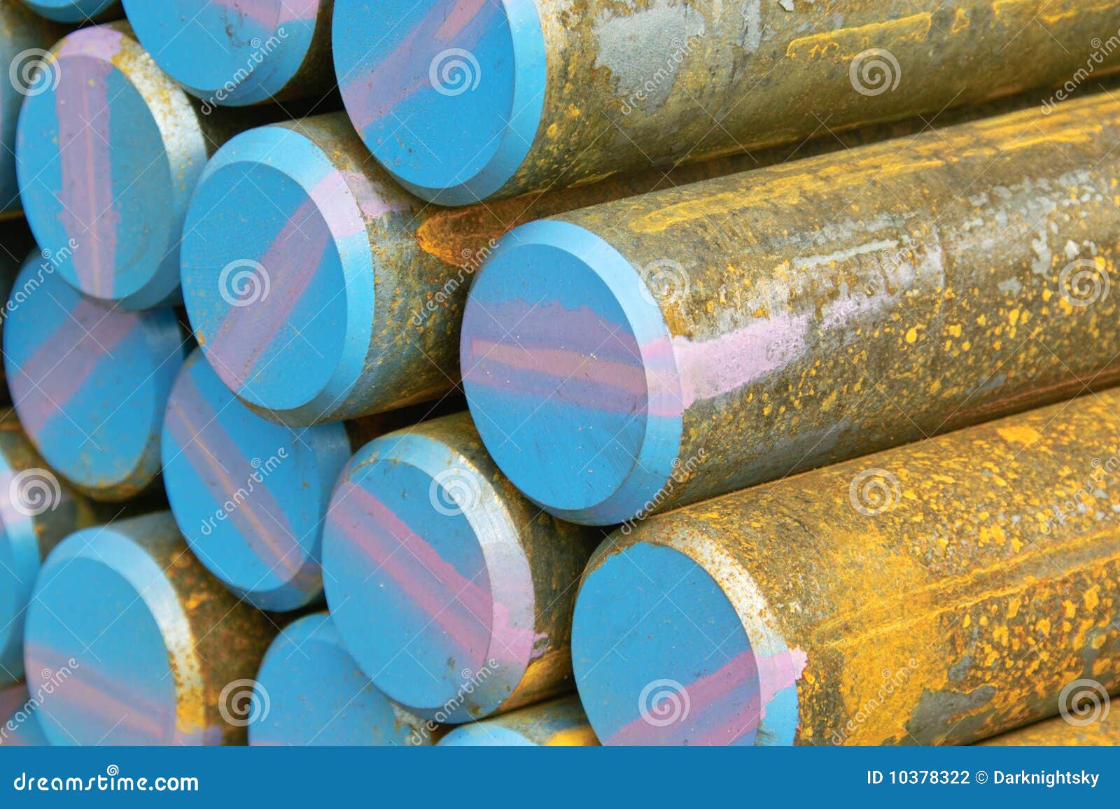 Steel Staves stock photo. Image of materials, circular - 10378322