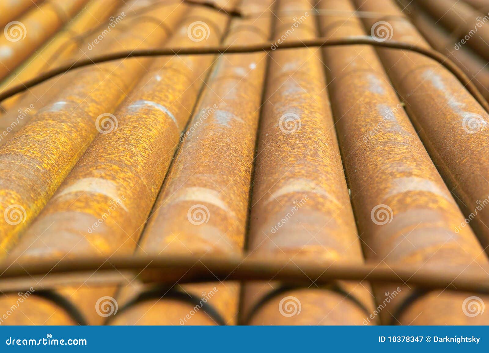 Steel Staves stock image. Image of high, bundle, coils - 10378347
