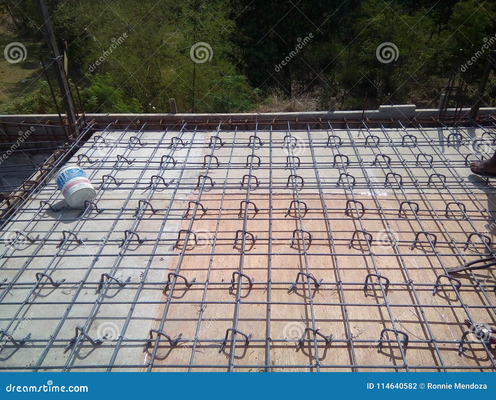 Steel stock photo. Image of work, steel, ties, beam - 114640582