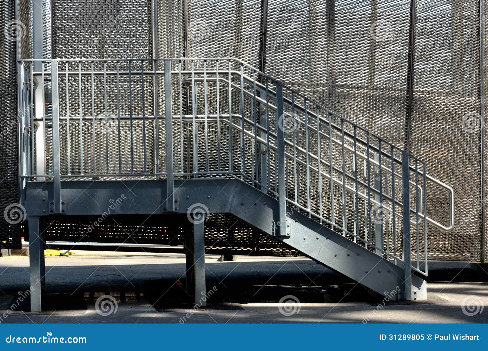 Steel Steps stock image. Image of walkway, industrial - 31289805