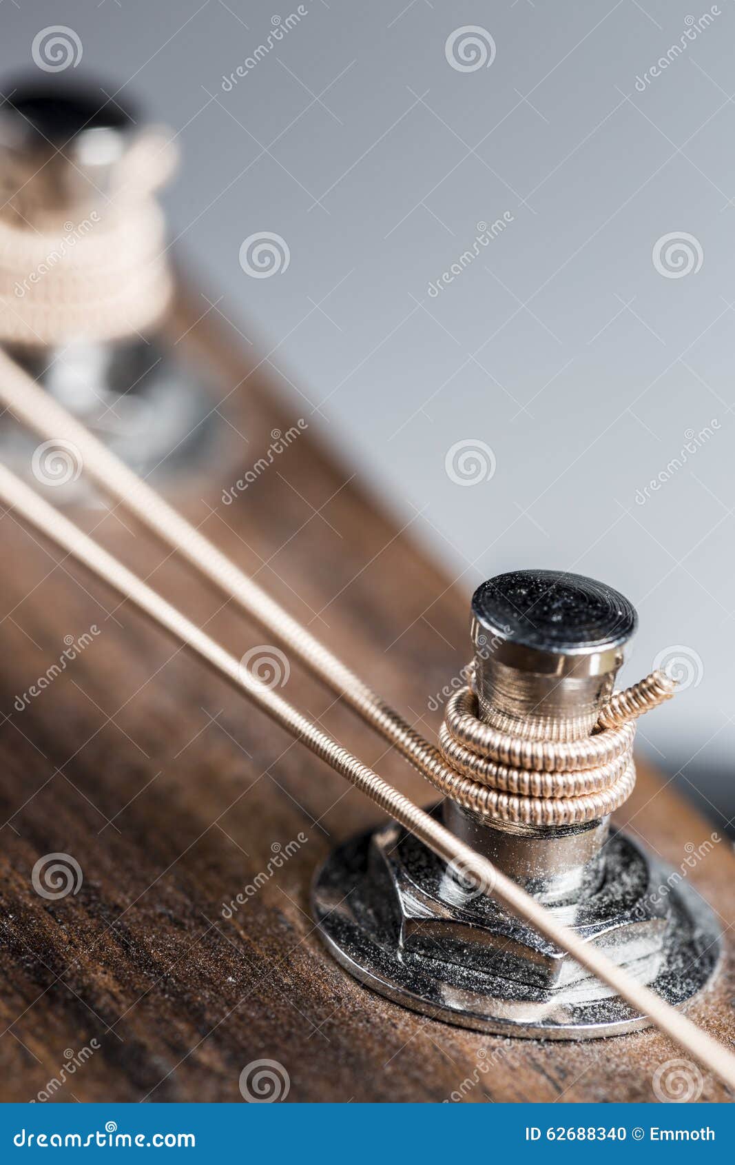 Steel Stringed Guitar Machine Head Stock Photo - Image of metal, brown ...