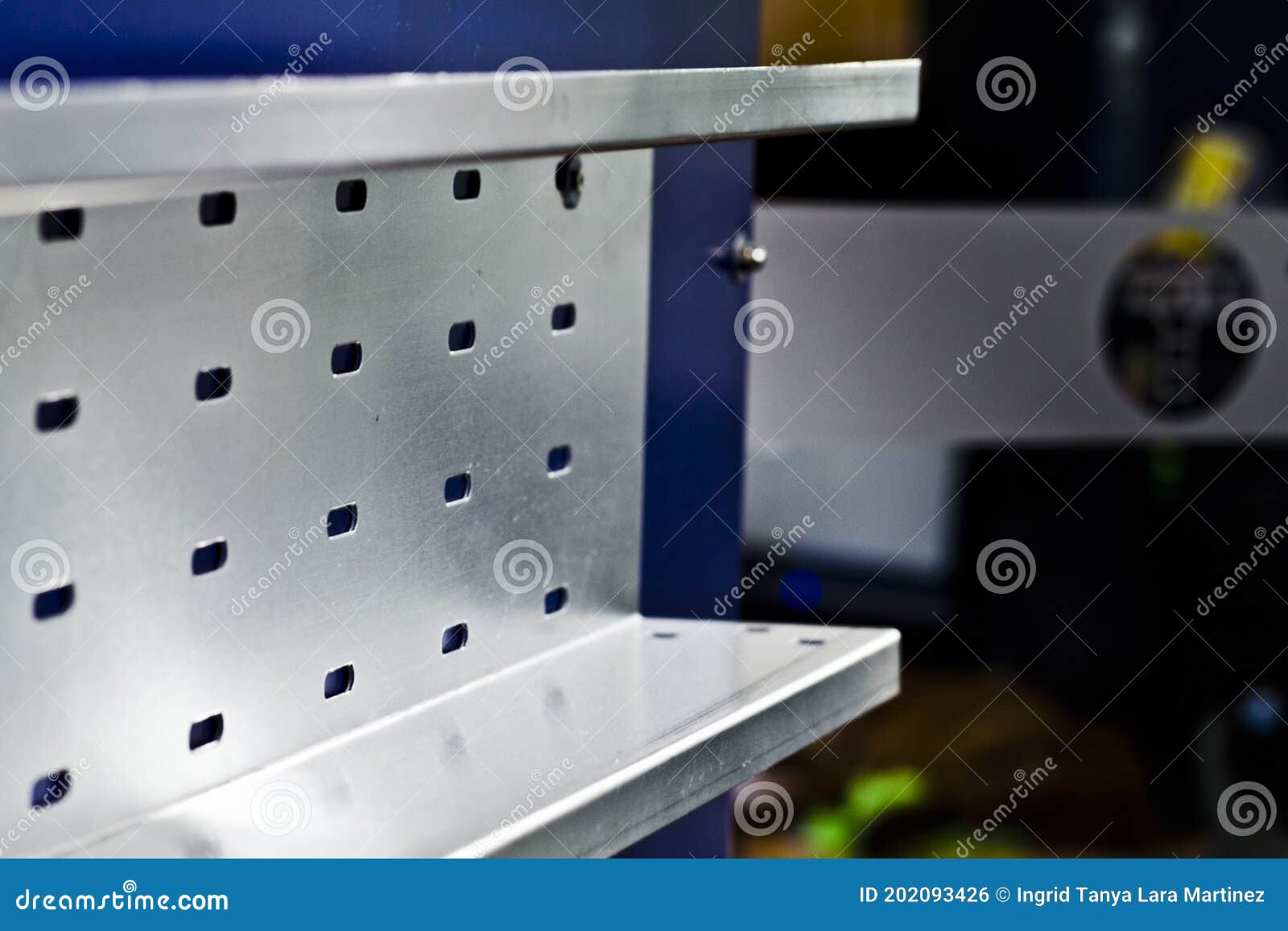 Steel Structural Profile for Laying Wires Stock Photo - Image of ...